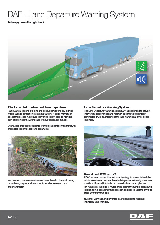 DAF XF - Bezpečnost a komfort - DAF Trucks CZ