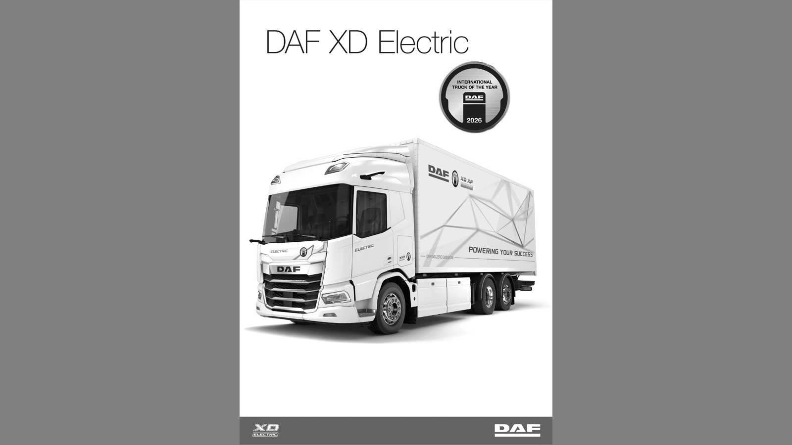 DAF XD Electric nové generace - DAF Trucks CZ